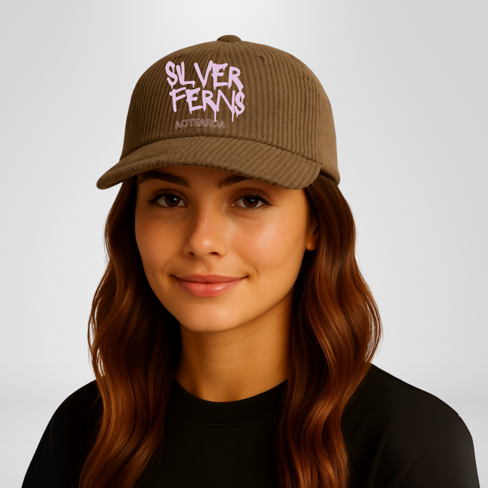 Homegrown Cord Cap – Netball New Zealand Shop